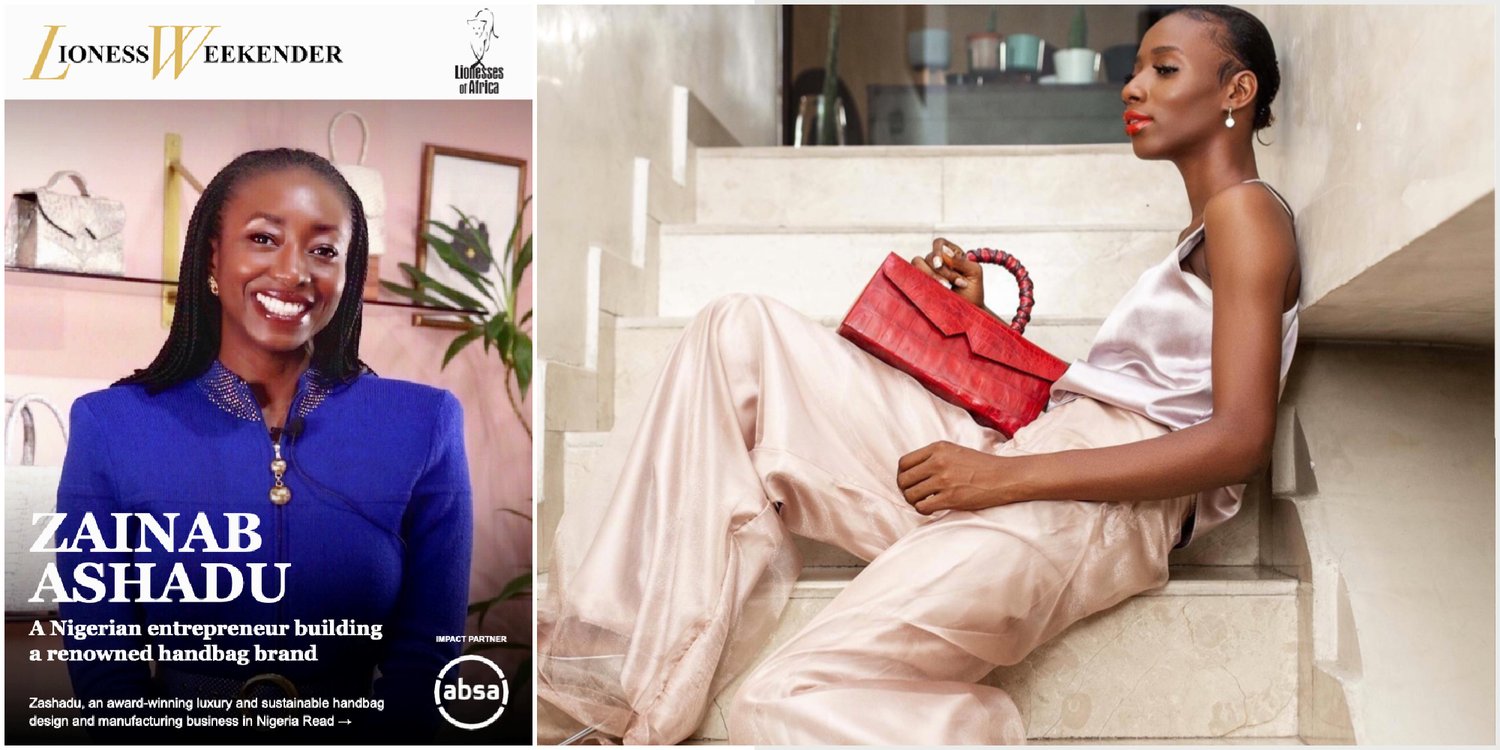 Zainab Ashadu, a Nigerian entrepreneur building a renowned handbag ...