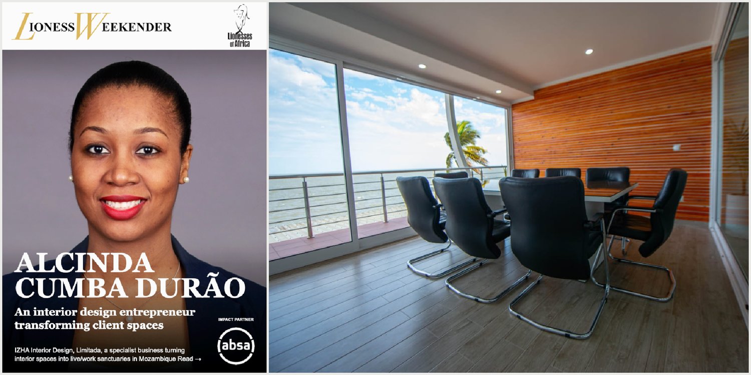 Alcinda Cumba Durão, an interior design entrepreneur transforming ...